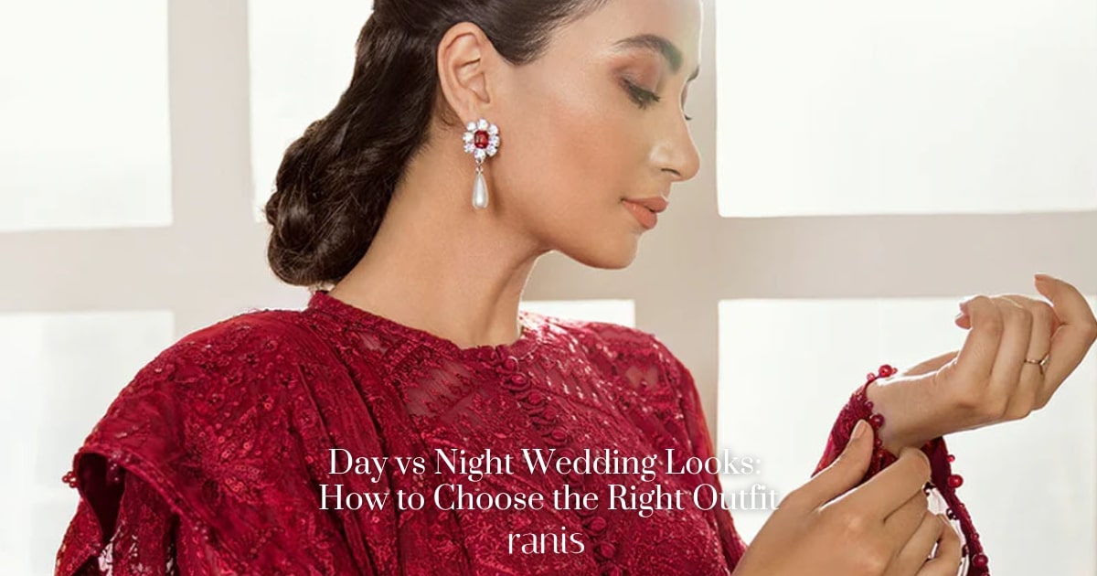 Day vs Night Wedding Looks: How to Choose the Right Outfit – Ranis Online